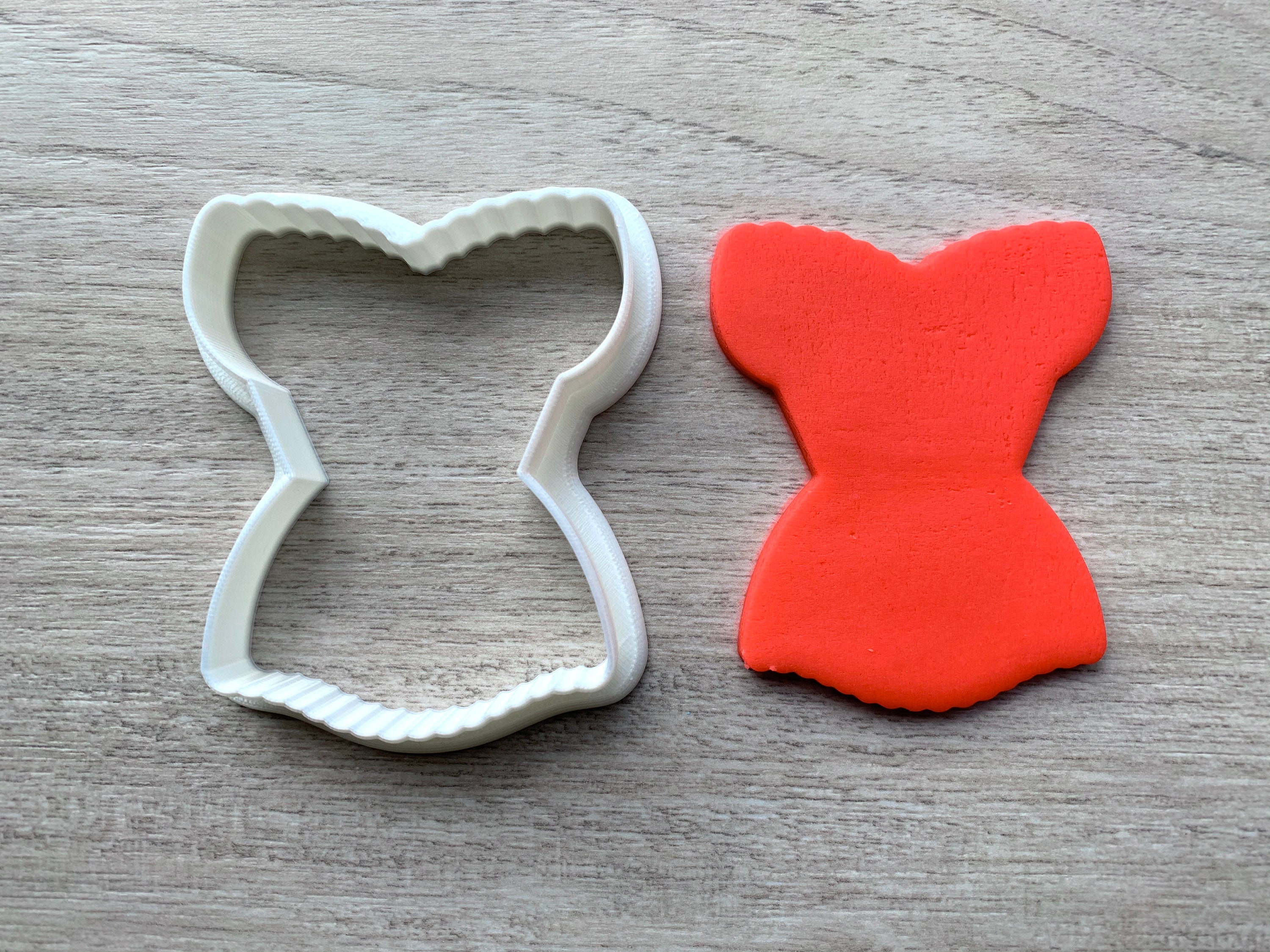 Corset Cookie Cutter Set, Lingerie Fondant Stamp & Embosser - Etsy