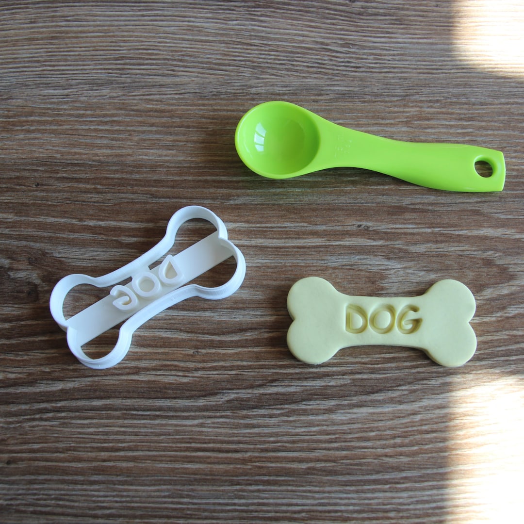 Dog Bone Cookie Cutter Puppy Pup Pet Treat Cutter Pupcake Topper Cake ...