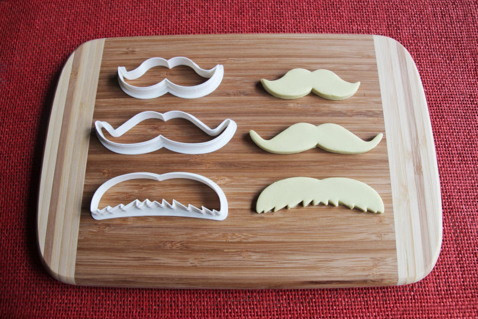 Moustache Set Cookie Cutter Cake Topper Fondant Cutter Cupcake - Etsy