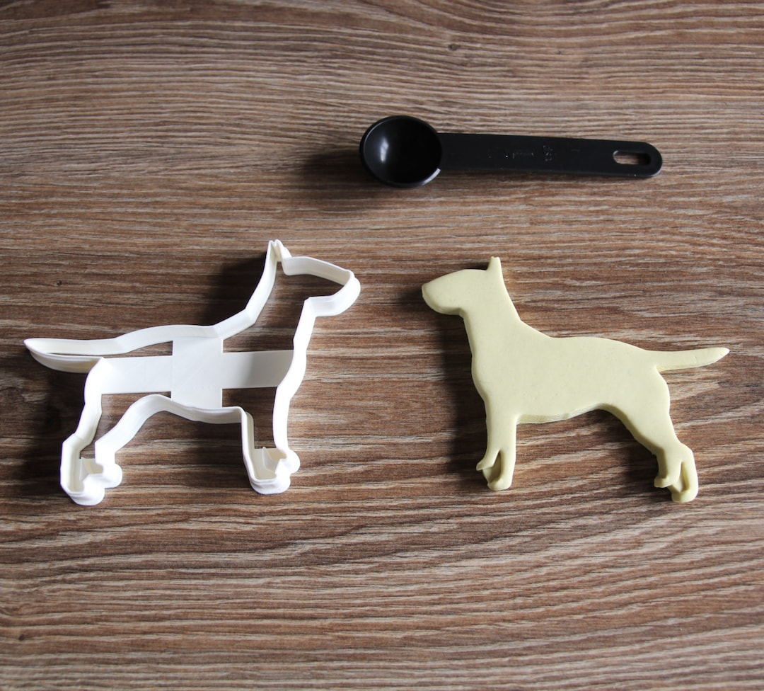 Bull Terrier Cookie Cutter Dog Breed Treat Cutter Puppy Cupcake Toppers ...