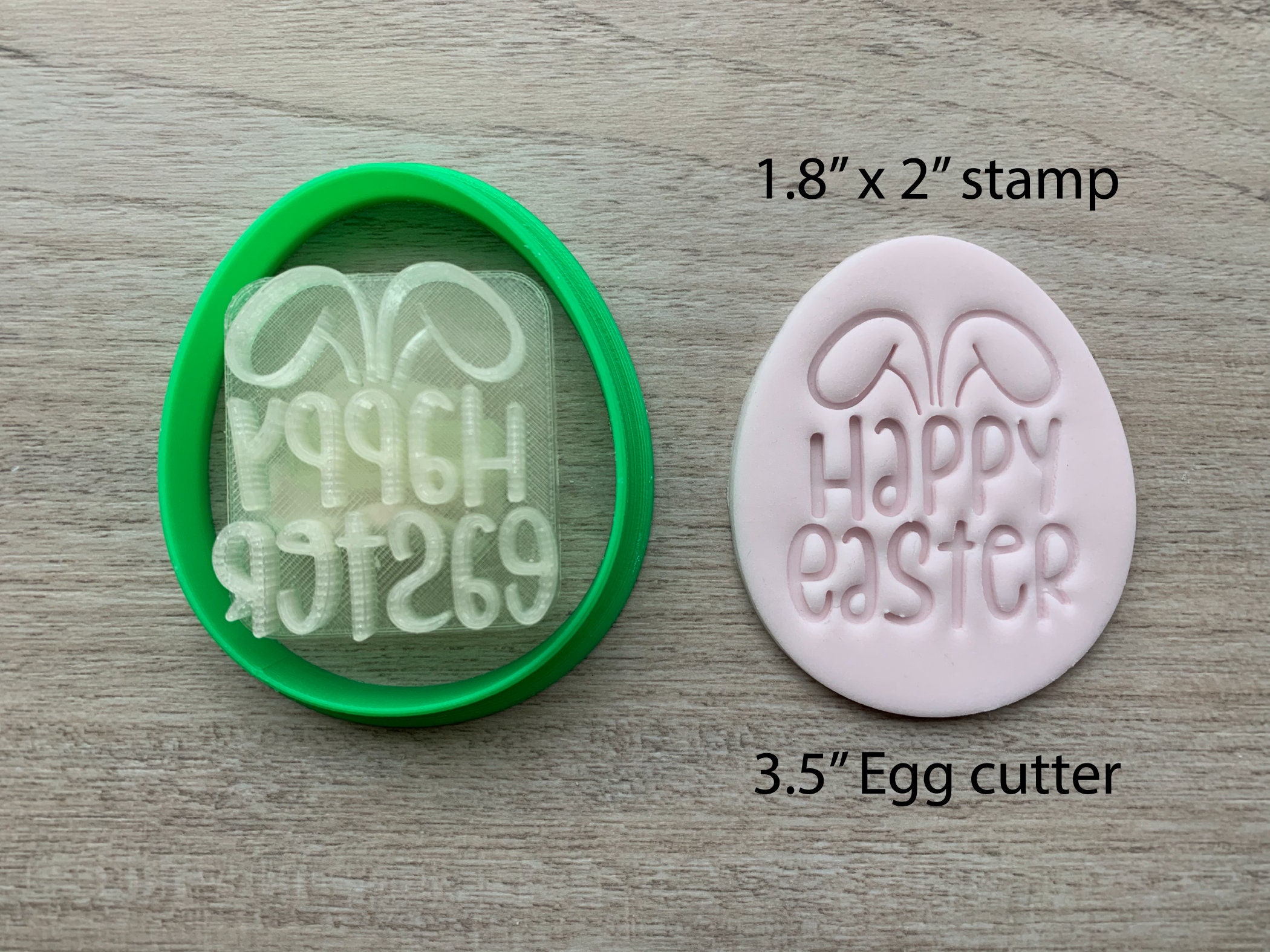 Happy Easter Embosser Stamp or Cookie Stamp Easter Day Fondant - Etsy