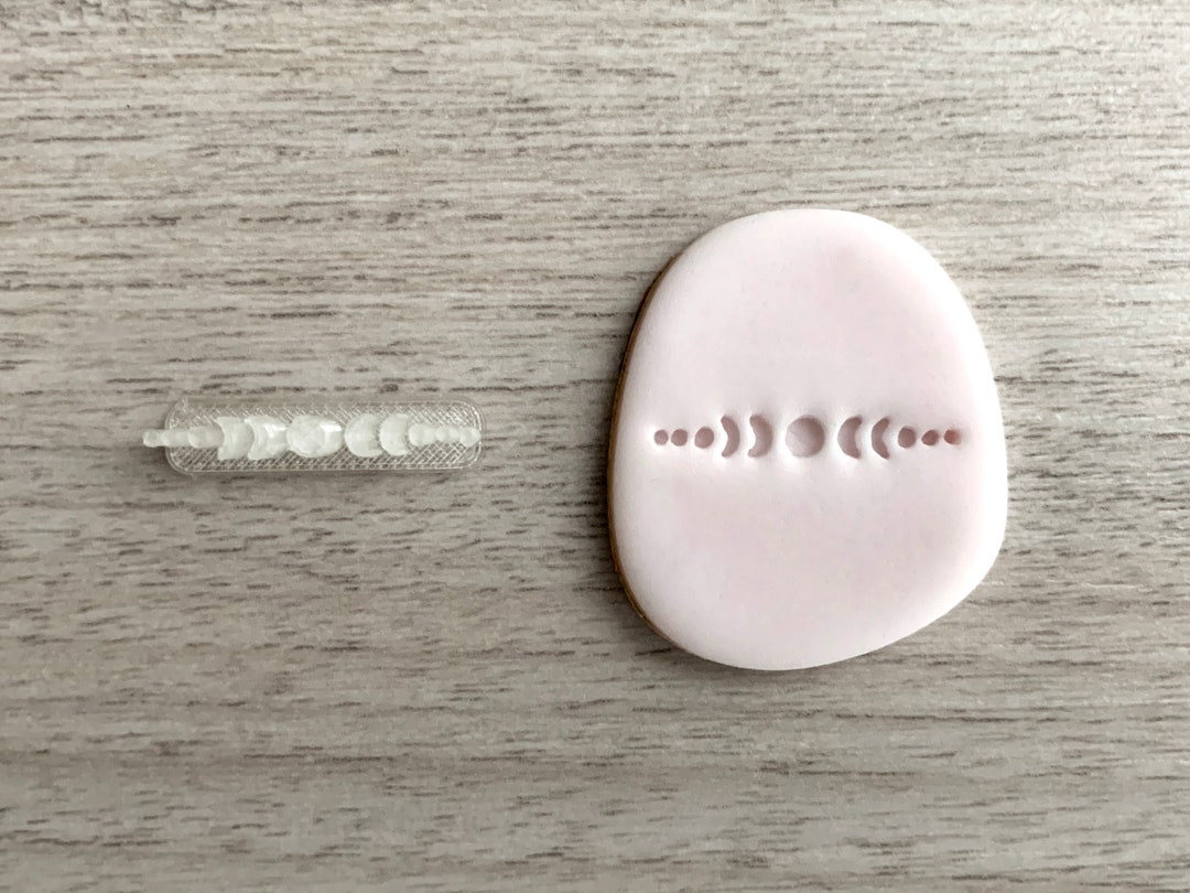 Moon Phases Embosser, Stamp for Fondant, Polymer Clay, Cookies ...