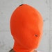 Orange Prison Bondage Straitjacket Mask / Laced / Zipper / Inmate ...
