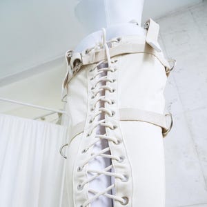 Legs Binder Restraints - Straitjacket Type Laced Leg Restraints ...