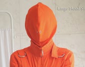 Orange Prison Bondage Straitjacket Mask / Laced / Zipper / - Etsy