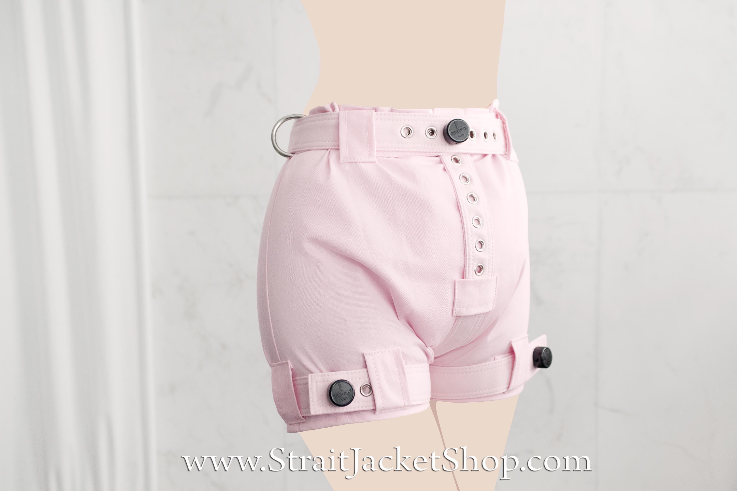 Pink Heavy Duty Lockable Diaper Cover Pants - Anti Diaper Removal ...