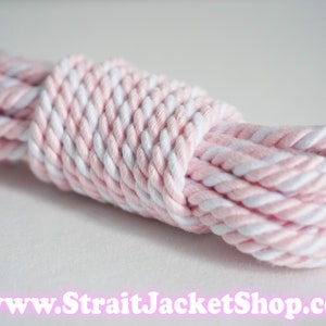 Cute ABDL Pastel Bicolor Cute Shibari Ropes Handmade Out of Bamboo ...
