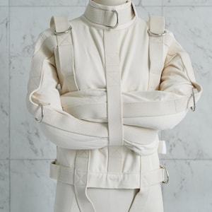 Heavy Duty Straitjacket Central or Sides Crotch Strap / Canvas Fully ...