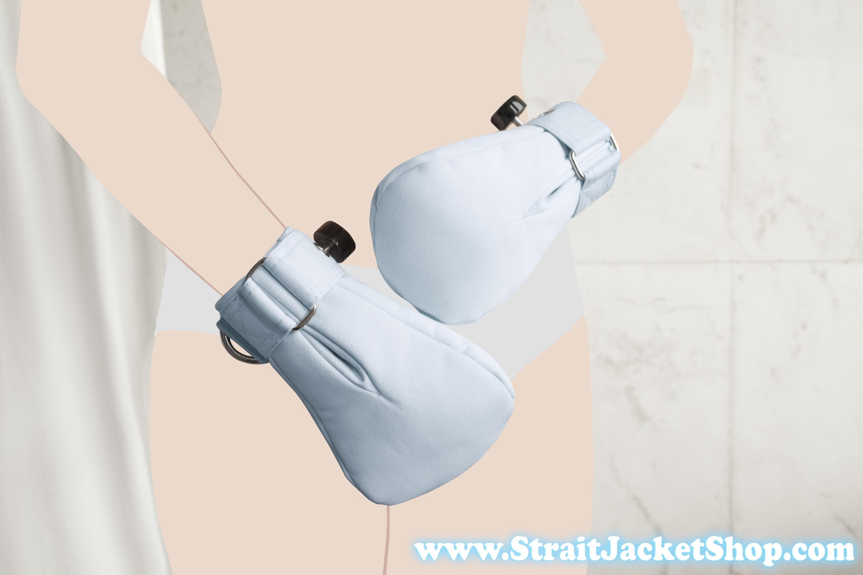 Blue Safety Mittens - Soft Padded Mittens / ABDL / Adult Baby Diaper ...