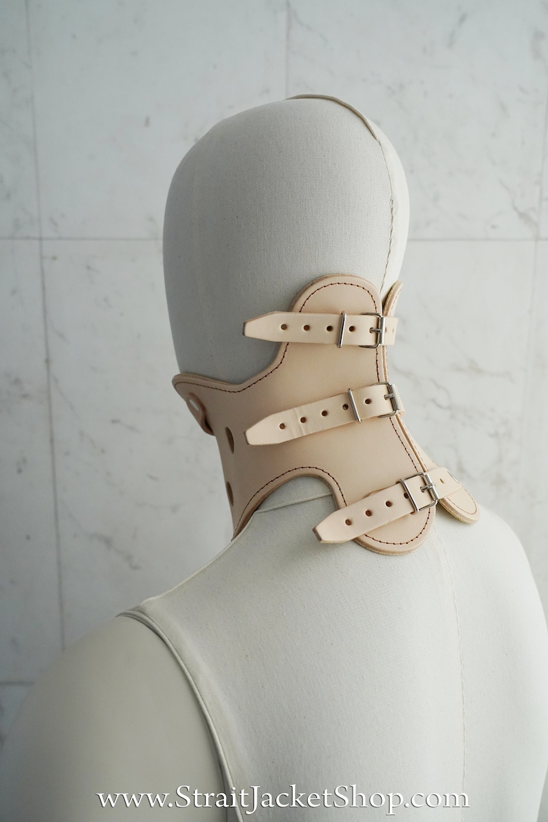 Leather Orthopedic Esque Posture Collar Neck Brace Orthosis - Etsy