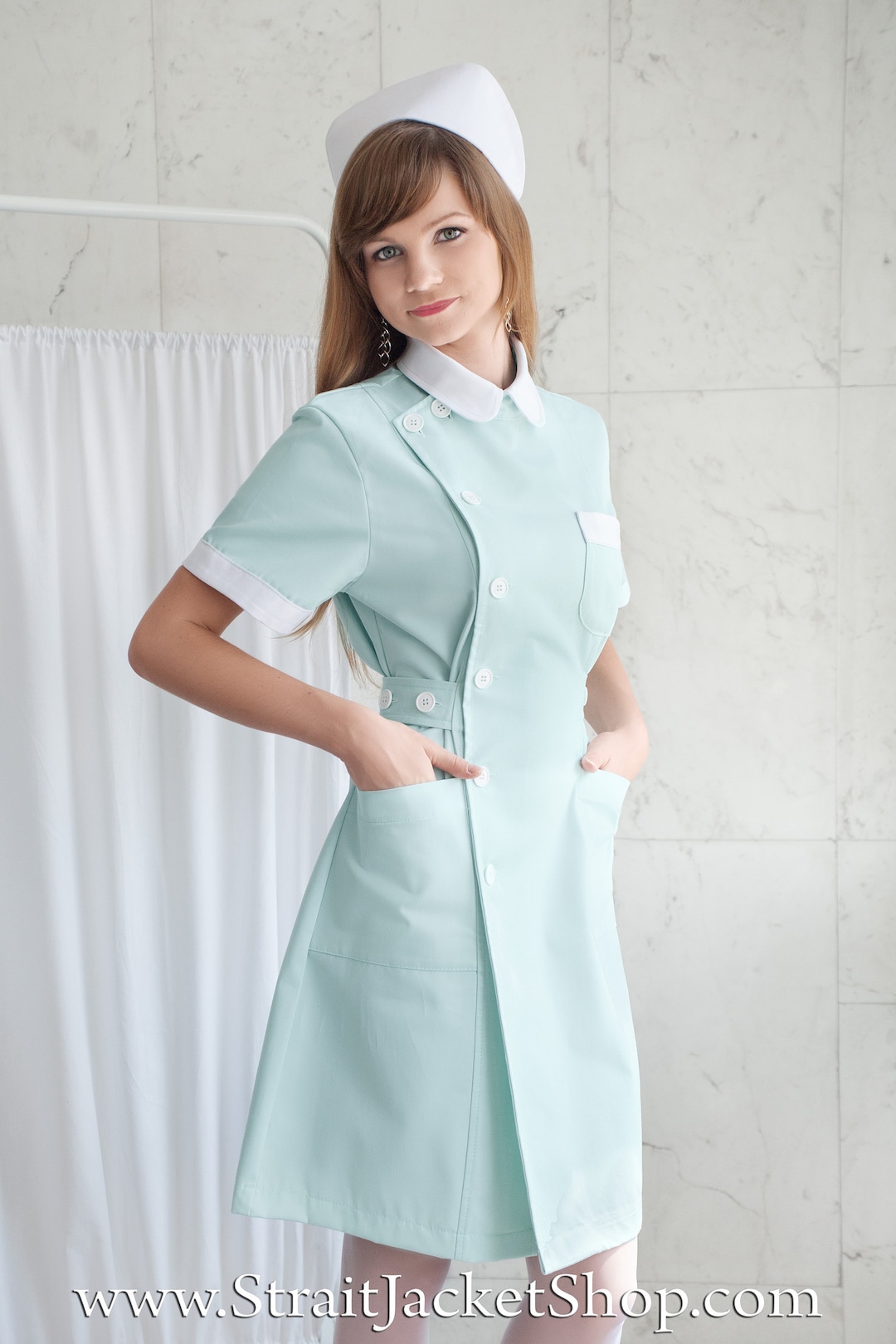 Cute Mint Nurse Uniform - High Quality 100% Cotton / ABDL Nurse / Scrub / Ratched /nurse Dress ...