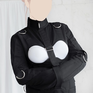 Black Open Chest Straitjacket From Straitjacketshop - Etsy