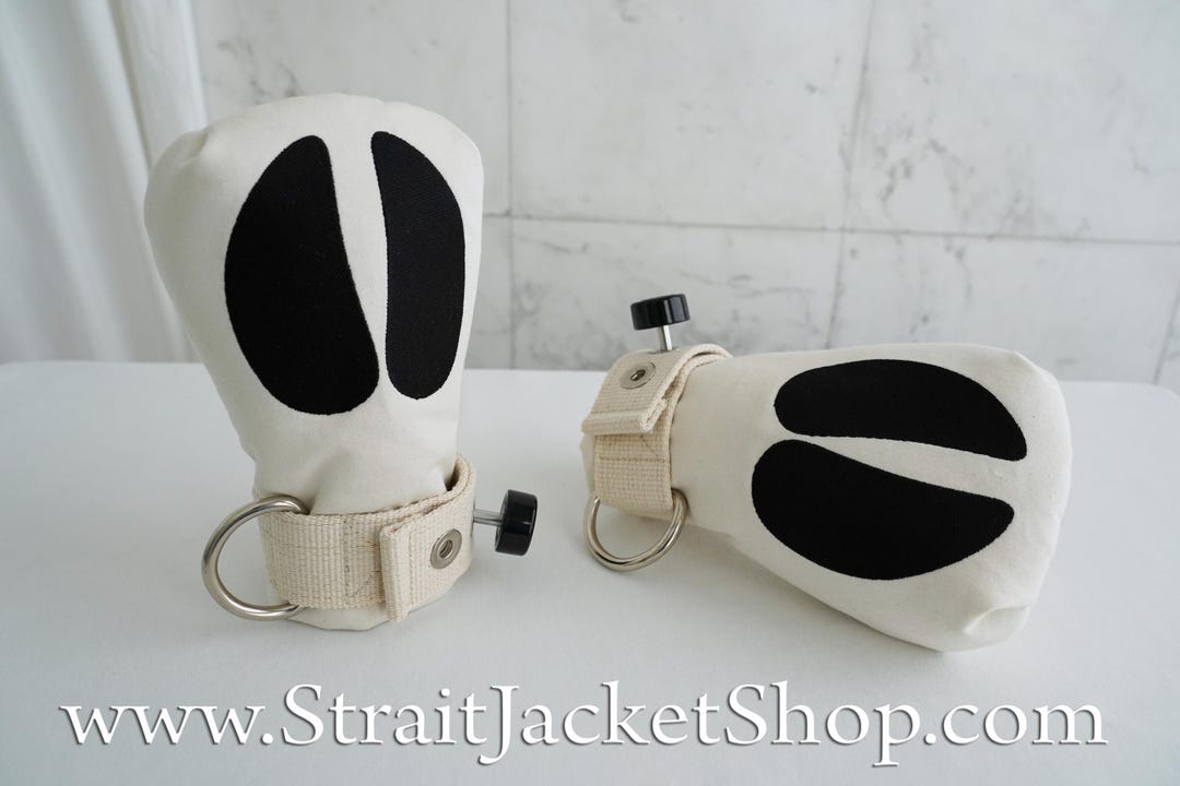 H.O.O.F. Moo Moo Cow Safety Mittens With Segufix Locks - Bondage Soft ...