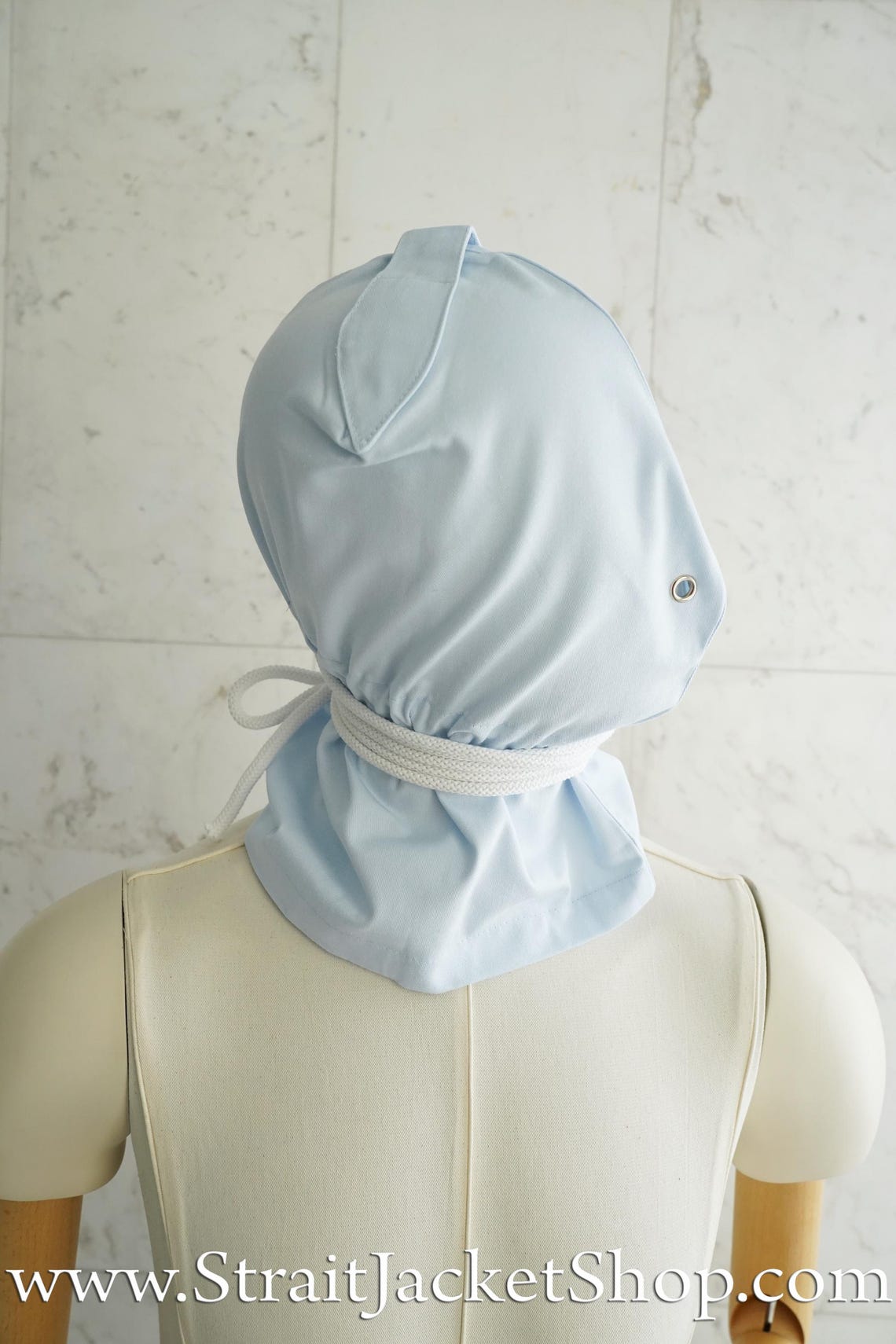 Pastel Bondage Hood -straitjacket Heavy Duty BDSM Obscure Vision Masks ...