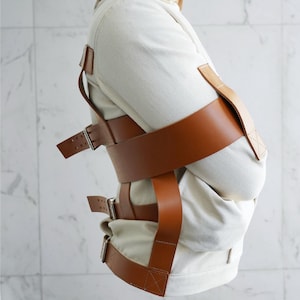 Classic Straitjacket With Leather Belts - Classic Fully Functional ...