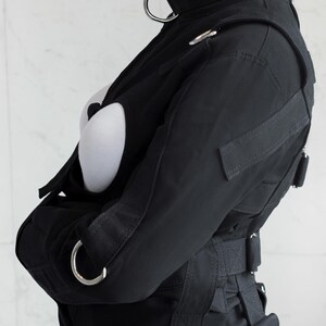 Black Open Chest Straitjacket From Straitjacketshop - Etsy