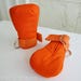 Orange Safety Mittens Bondage Soft Padded Mittens for Inmates and ...