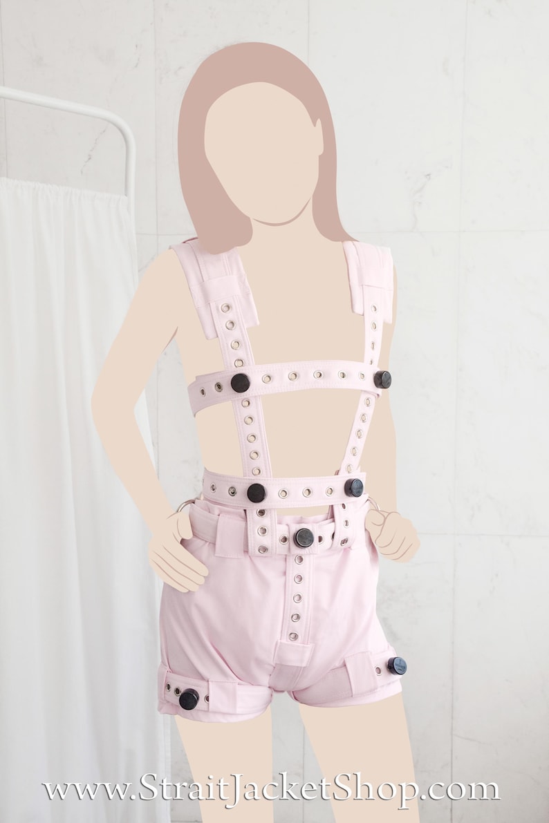 ABDL Mature Harness for Anti Diaper Removal Pants With Segufix Locks ...