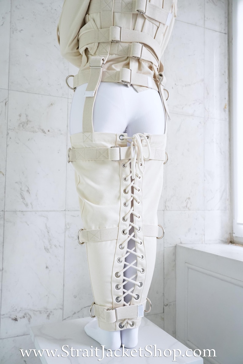 Legs Binder Restraints - Straitjacket Type Laced Leg Restraints ...