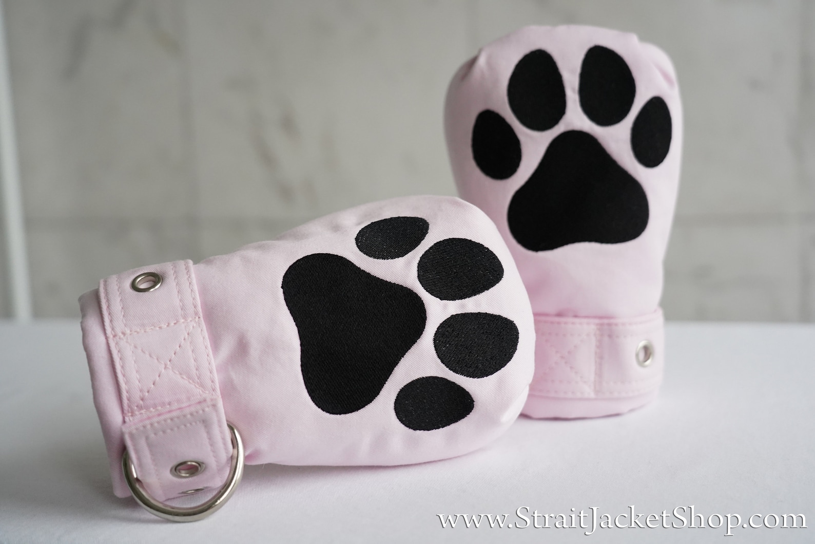 P.A.W.S. Orange Safety Mittens Bondage Soft Padded Mittens - Etsy