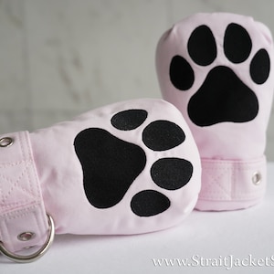 P.A.W.S. Segufix Restraining Safety Mittens - Bondage Soft Padded ...