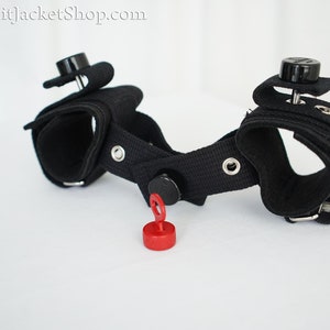 Black Cuffs Restraints With Segufix Locks / Prison / Institutional ...