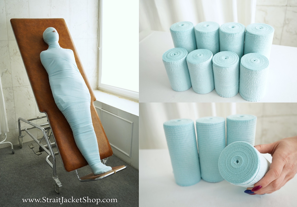 AQUA Xxxlong Mummification Bandages Set of 4 Extra Long - Etsy