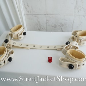 Set of Wrist and Ankle Cuffs Restraints With Segufix Locks / Asylum ...