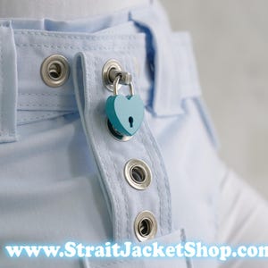 Blue Anti Anti-diaper Removal Pants With Segufix Locks and Hook and ...