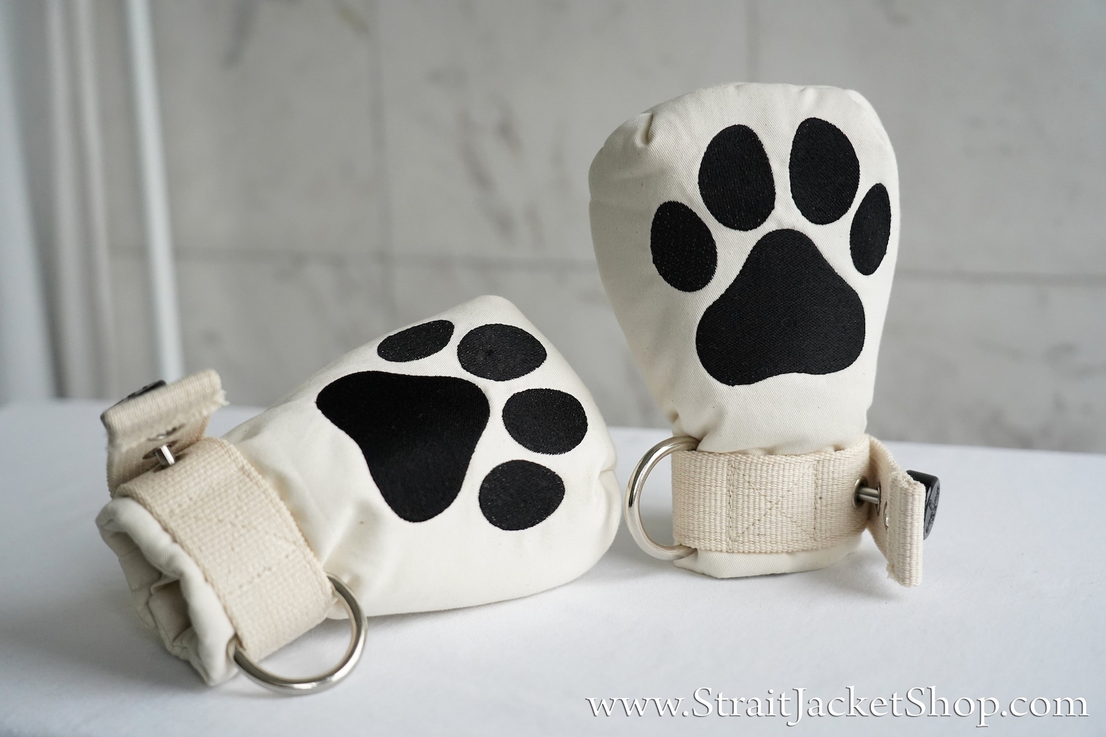 P.A.W.S. Orange Safety Mittens Bondage Soft Padded Mittens - Etsy