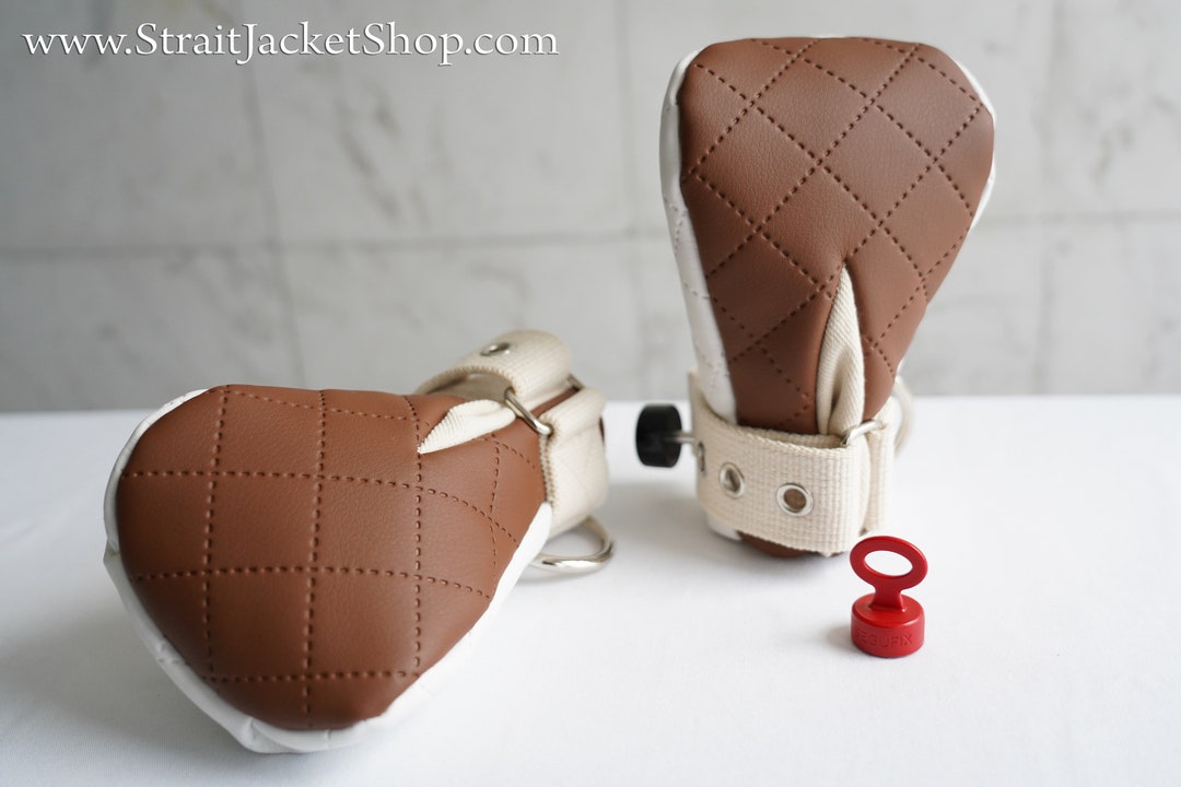 Medical Safety Mittens - Bicolor Quilted Padded Mittens With Segufix ...