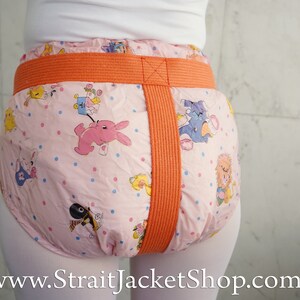 Orange Diaper Wearing Enforcer Strap - Anti Diaper Removal ...