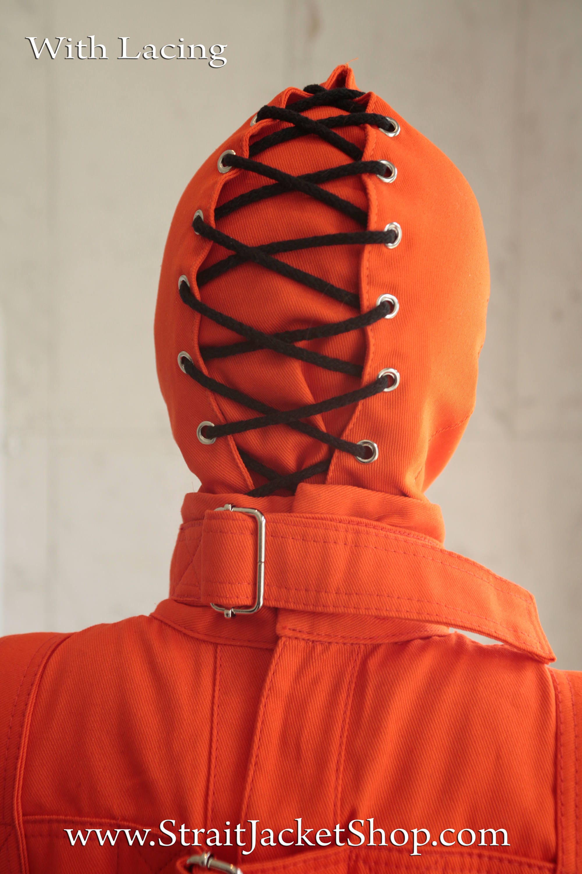 Orange Prison Bondage Straitjacket Mask / Laced / Zipper / - Etsy UK
