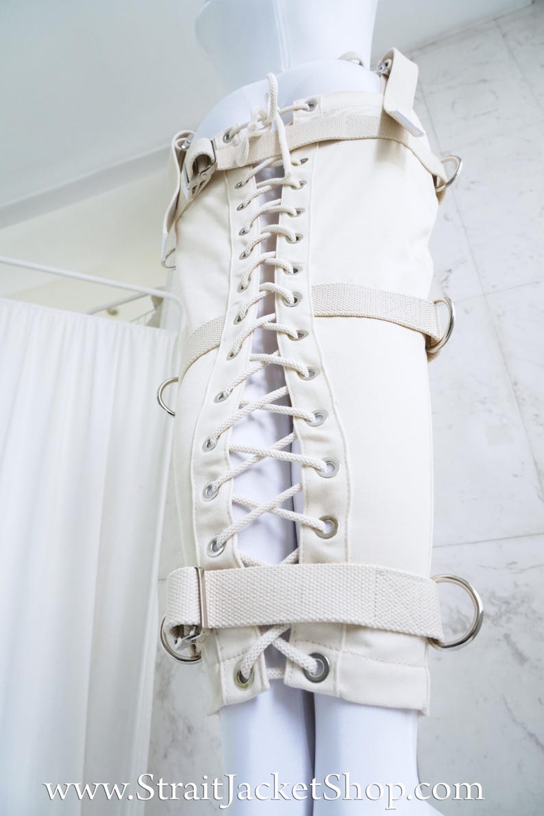 Legs Binder Restraints - Straitjacket Type Laced Leg Restraints ...