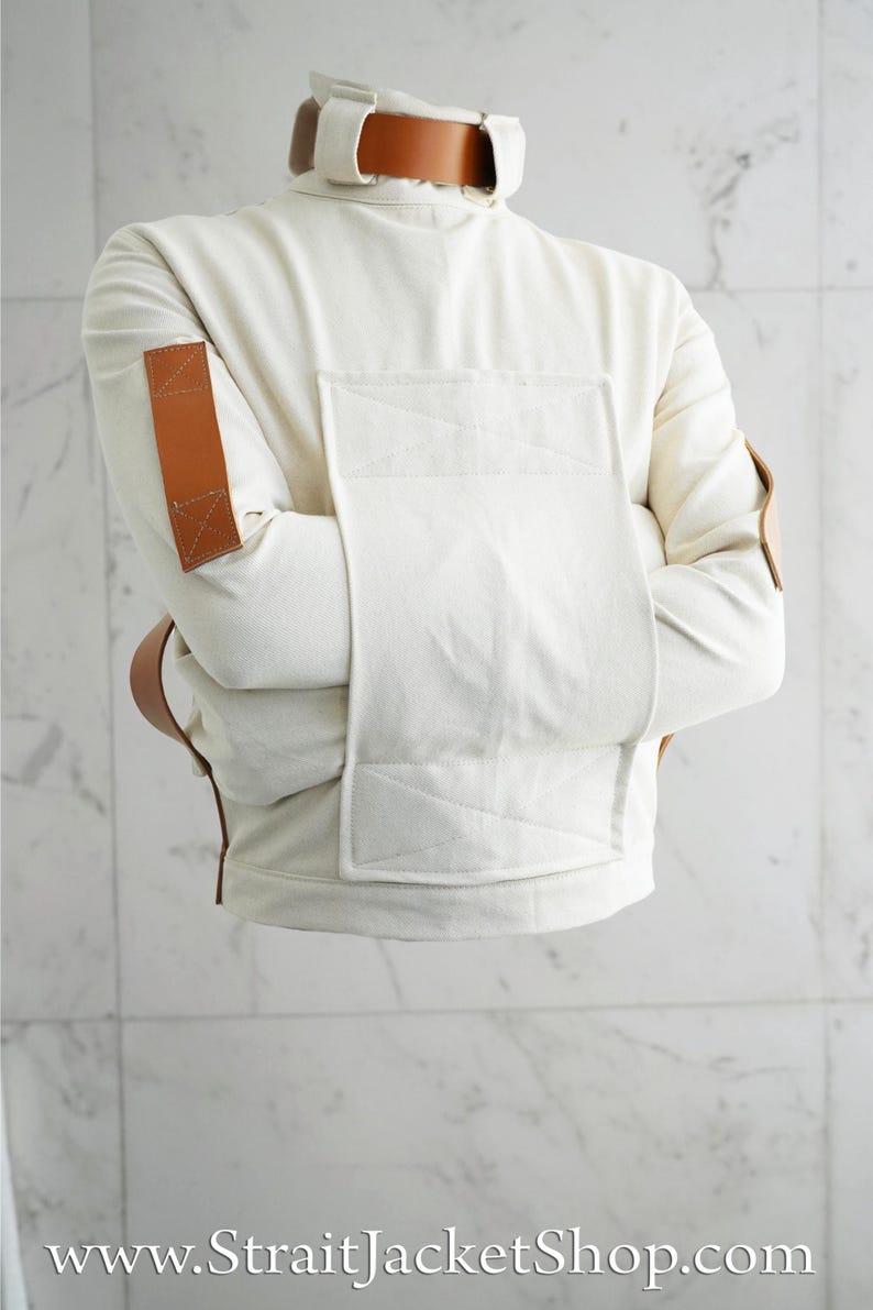 Classic Straitjacket With Leather Belts - Classic Fully Functional ...