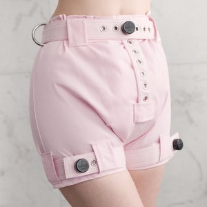 Pink Heavy Duty Lockable Diaper Cover Pants Anti Diaper Removal ...