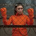 Prisoner Orange Jumpsuit With Neck Collar - Prison / Imprisonment ...