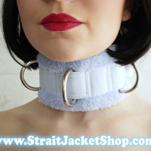 Blue Neck Collar With Soft Fleece Lockable With Segufix Lock Posture ...