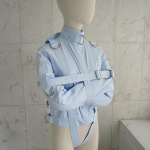Baby Blue ABDL Straitjacket - Straitjacket for Adult Baby Diaper Lover ...