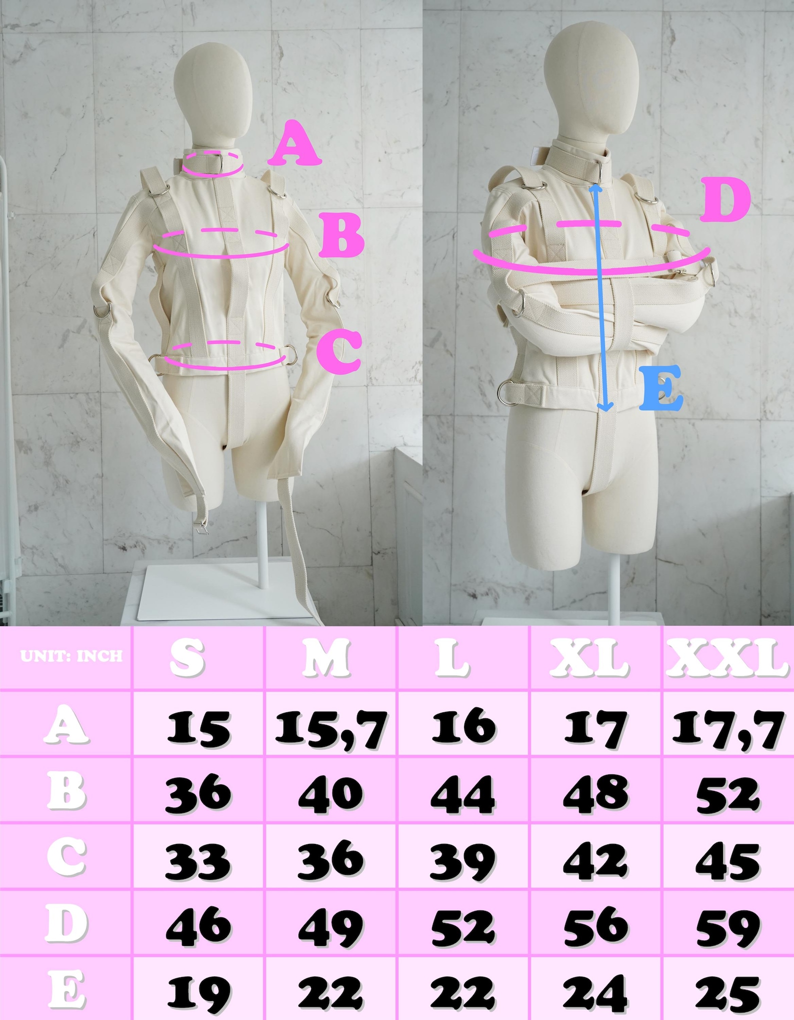 Baby Blue ABDL Straitjacket Straitjacket for Adult Baby Diaper Lover ...