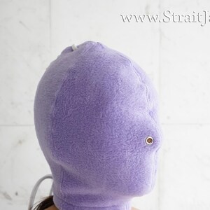 Purple Timeout Mask - Blindfold Baby Purple / ABDL / Restraining Face ...