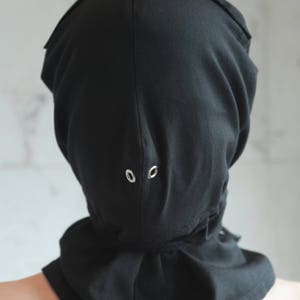 Black Bondage Hood Straitjacket Heavy Duty Mask - Etsy
