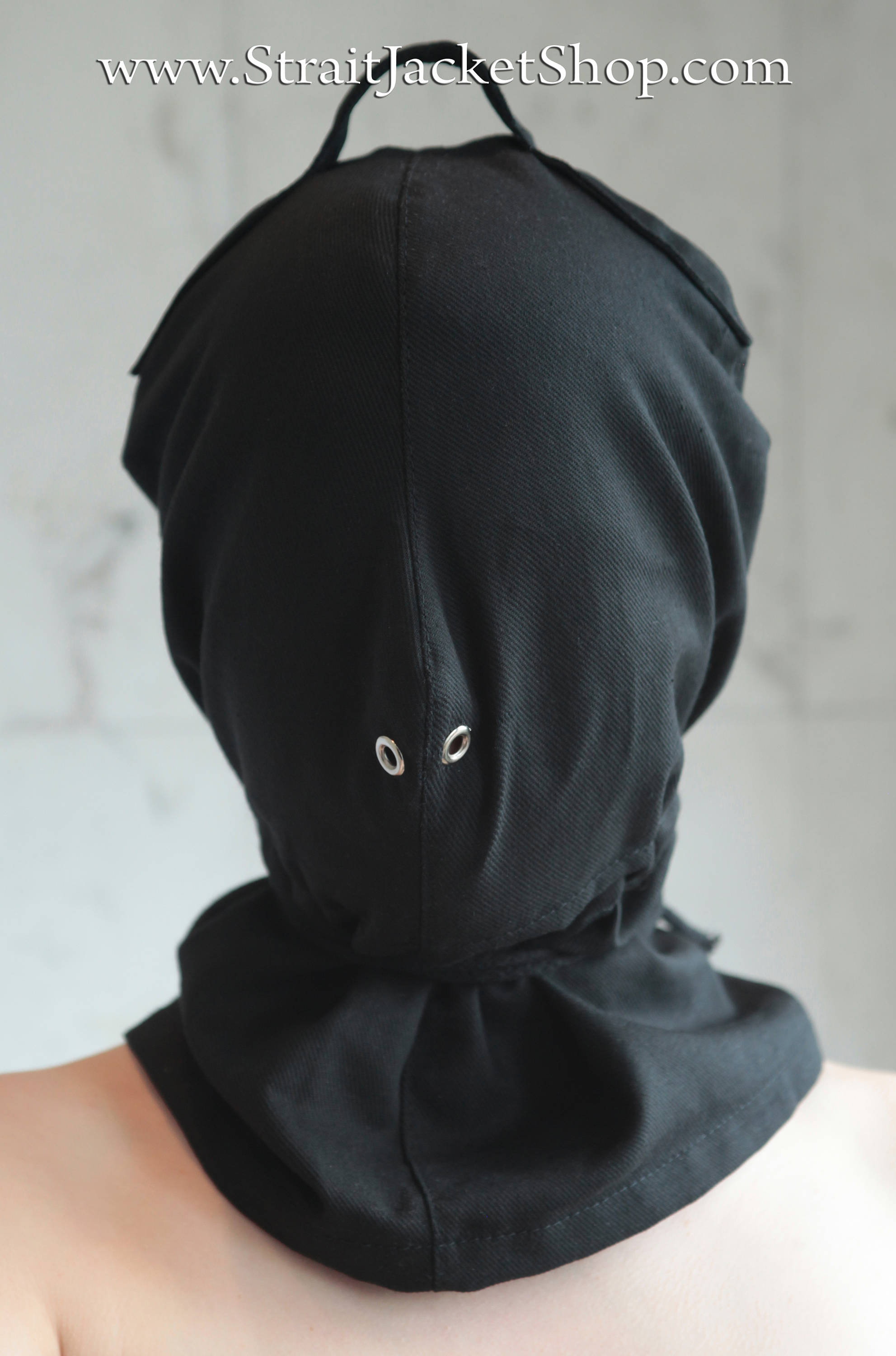 Black Bondage Hood Straitjacket Heavy Duty BDSM Mask - Etsy UK