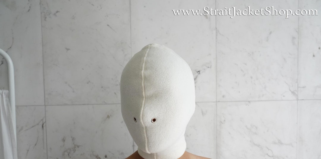 Bondage Straitjacket Hood / Mask / Blindfold / Asylum / Institutional ...