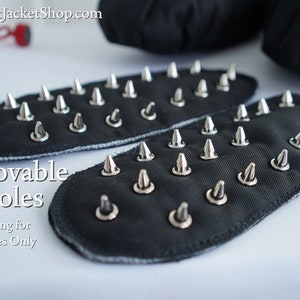 Removable Spiked Insoles for Booties (insoles Only - This Listing Does ...
