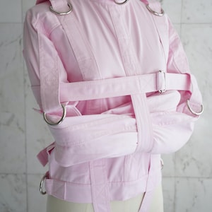 Baby Pink ABDL Straitjacket - Straitjacket for a Little / Adult Baby ...