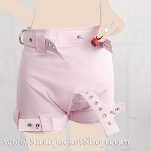 Pink Heavy Duty Lockable Diaper Cover Pants - Anti Diaper Removal ...