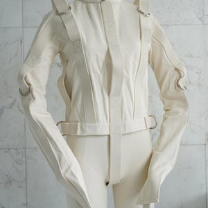 Heavy Duty Straitjacket - Central or Sides Crotch Strap / Canvas Fully ...