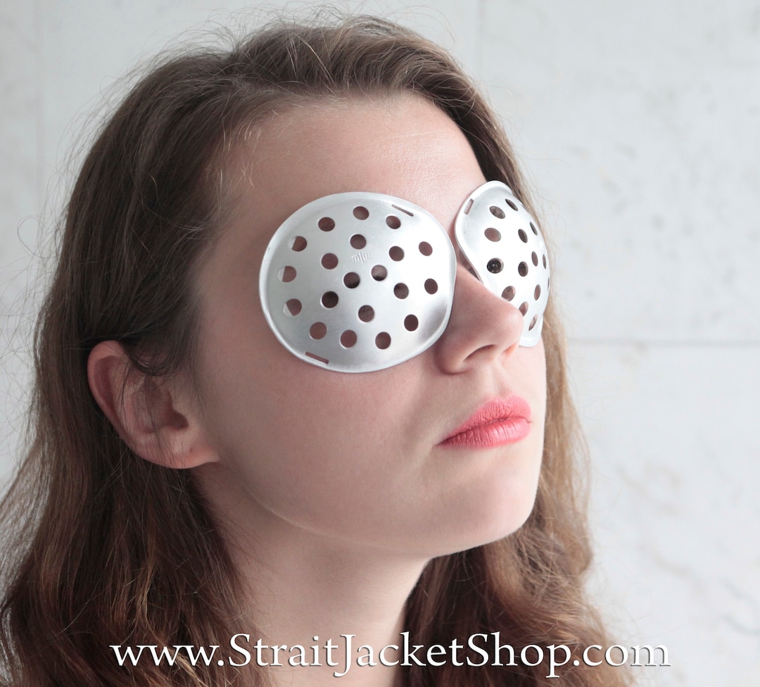 Set of Vintage Metal Eye Patches Bug Eyes / Medical / Blindfold / Eye ...