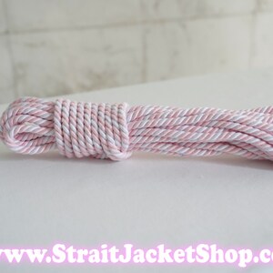 Cute ABDL Pastel Bicolor Cute Shibari Ropes Handmade Out of Bamboo ...